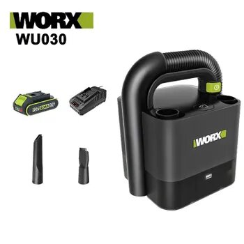Автомобильный пылесос Worx WU030, мощный портативный циклонный очиститель, 20 в, 10 кПа, для дома и автомобиля-. xz