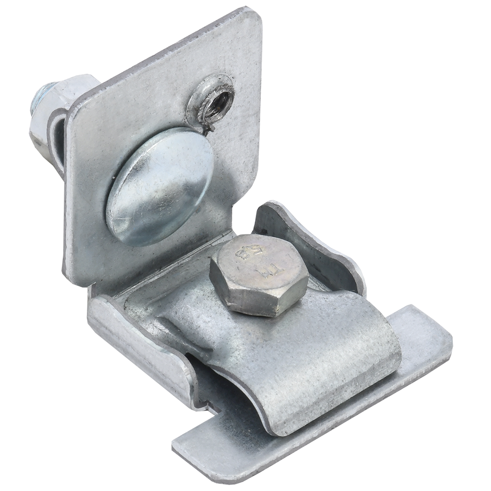 Держатель проводника круглого универсальный 6-10мм фальц 0,7-8мм оцинкованная сталь, IEK ZDP80-11-2-16-078 (1 шт.)