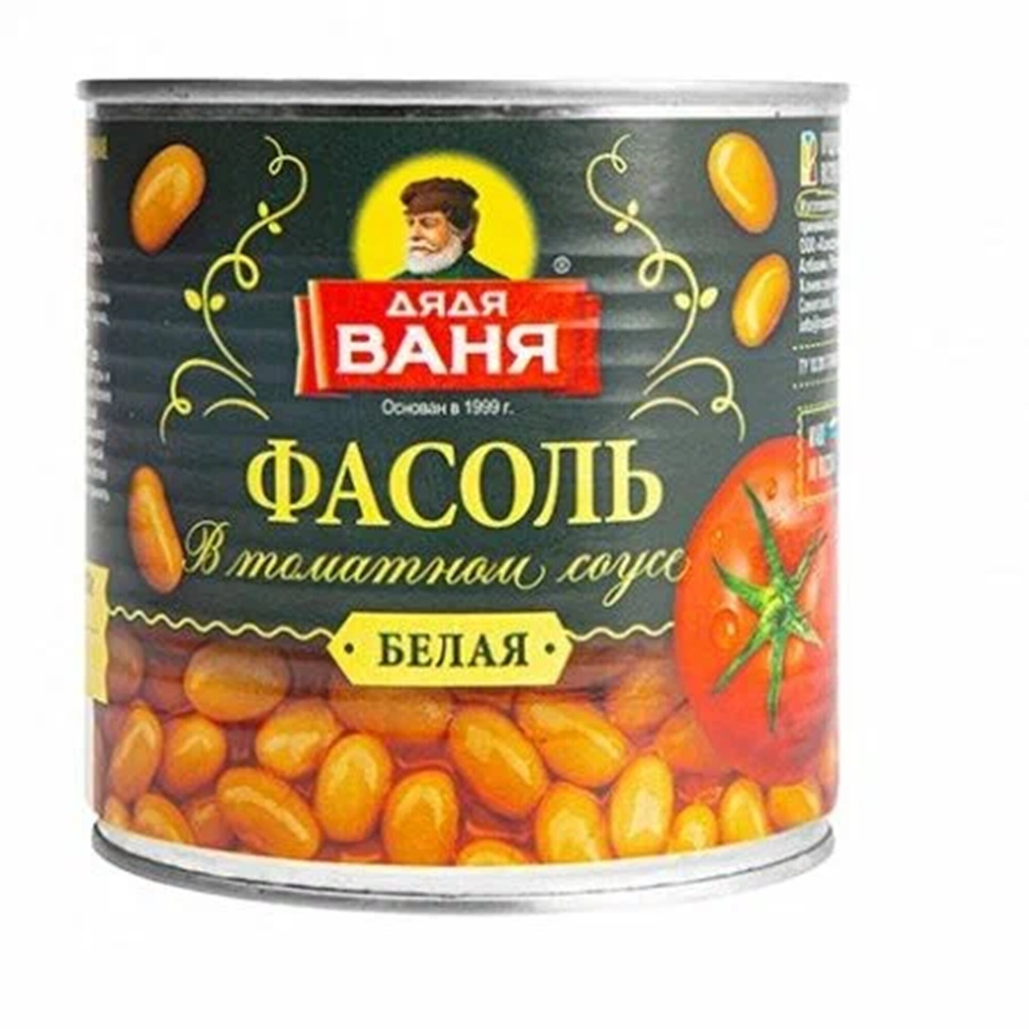 Фасоль белая в томатном соусе "Дядя Ваня" 400 г