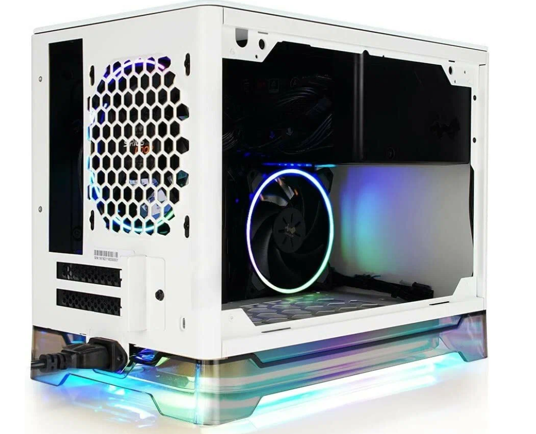 Корпус Mini-ITX InWin A1 Plus Белый, 650W 80plus Gold, 357 мм x 224 мм x 273 мм