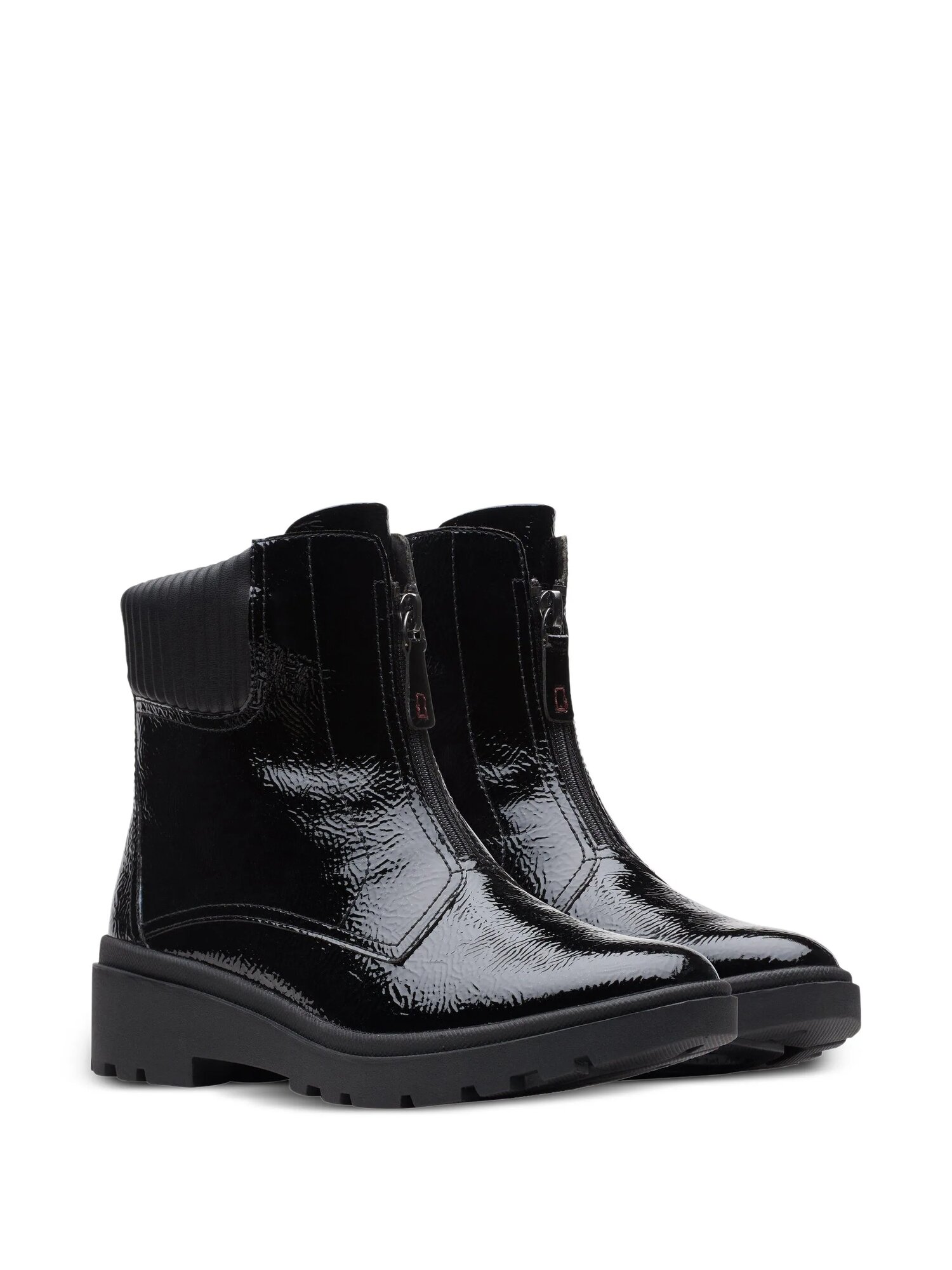 Ботинки Clarks Calla Zip Black, размер 10 — фото 1
