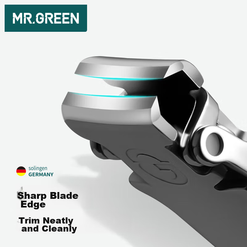 MR.GREEN German Nail Clipper, Foldable Portable Nail Nipper with Keychain, Imported Ultra-Thin Model Mr-1600RO