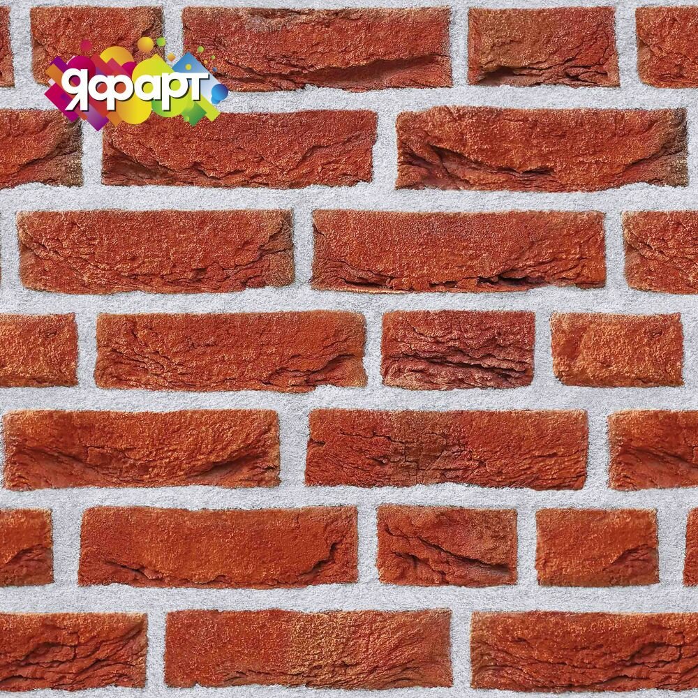 Кухонный фартук на стену (Декоративная панель с термопереводом) "Красный кирпич(лофт)" 3000x600мм