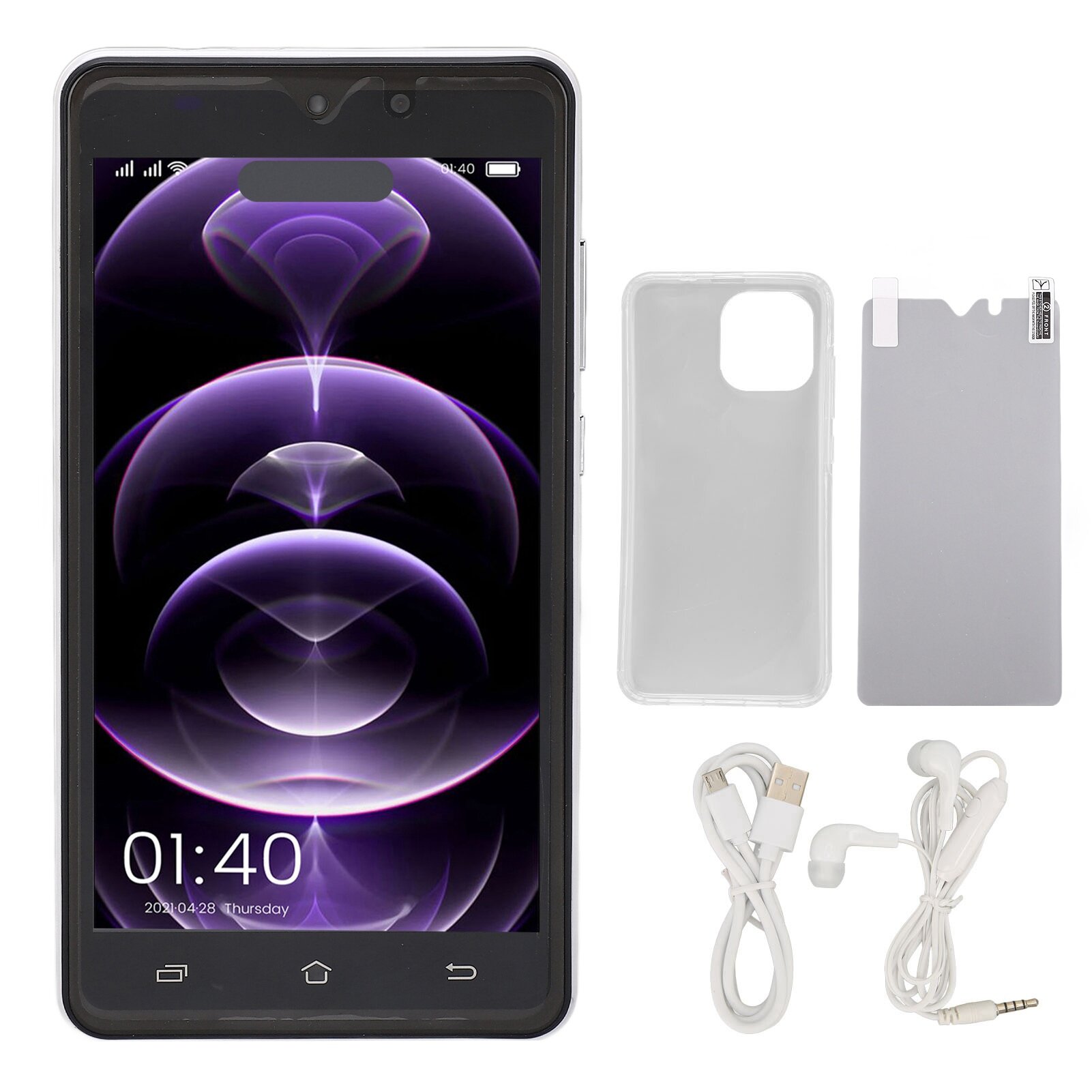 IP13 Pro, 5,5-дюймовый HD-экран, мобильный телефон, две SIM-карты в режиме ожидания, ультратонкий смартфон с GPS, распознаванием лиц, 2 ГБ оперативной памяти, 32 ГБ встроенной памяти.