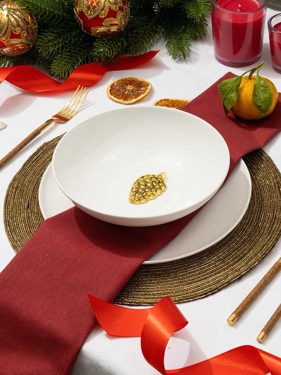 Тарелка глубокая Zapel Table Blanche 21,5см, фарфор, без рисунка