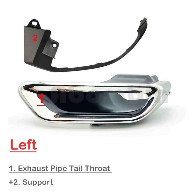 Автомобильный глушитель выхлопной трубы, задний выход для Honda Accord 10 поколения 2018 2019 2020 Left-With Supoort