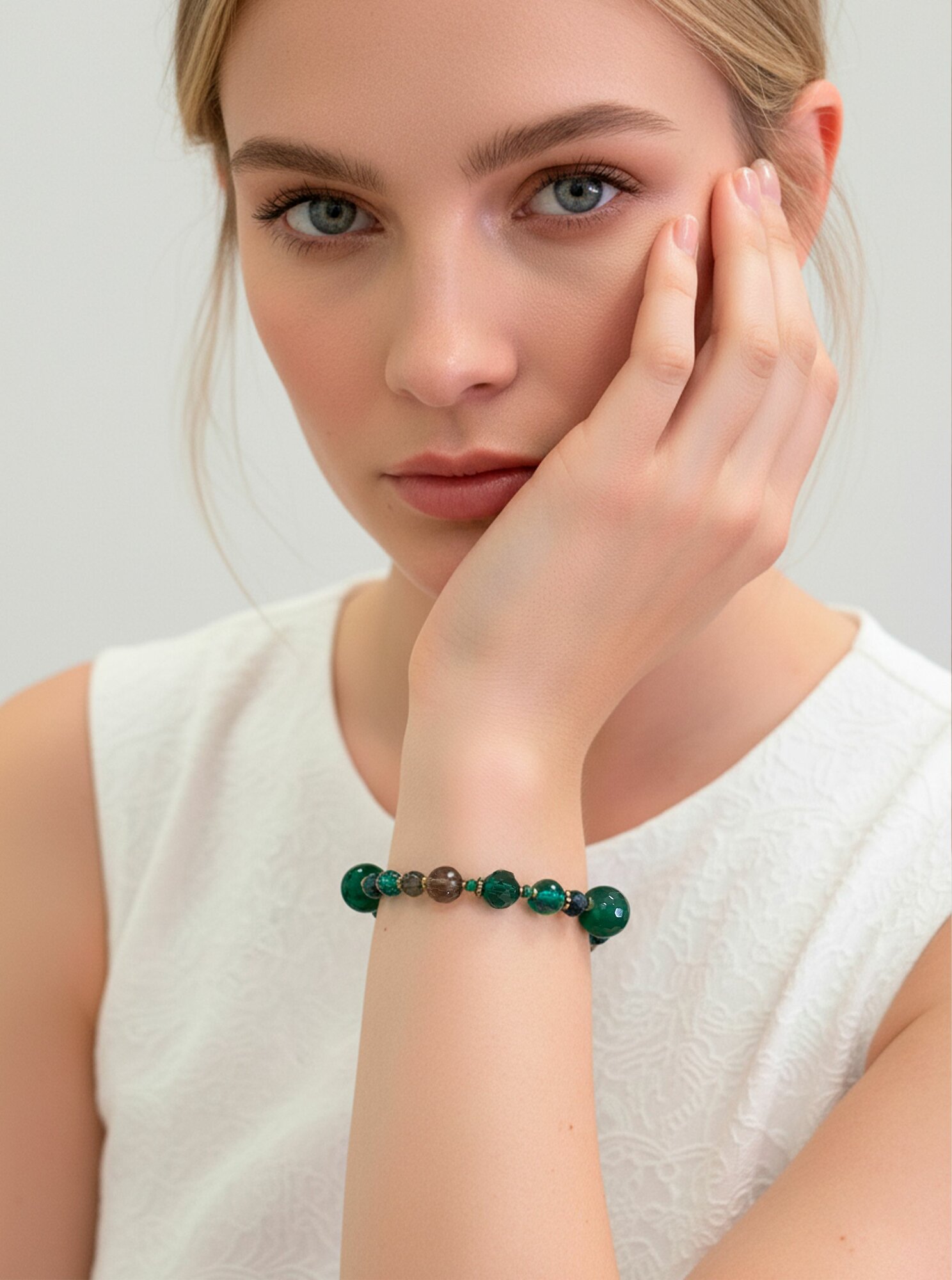 Браслет Diana Savitskaya, раухтопаз