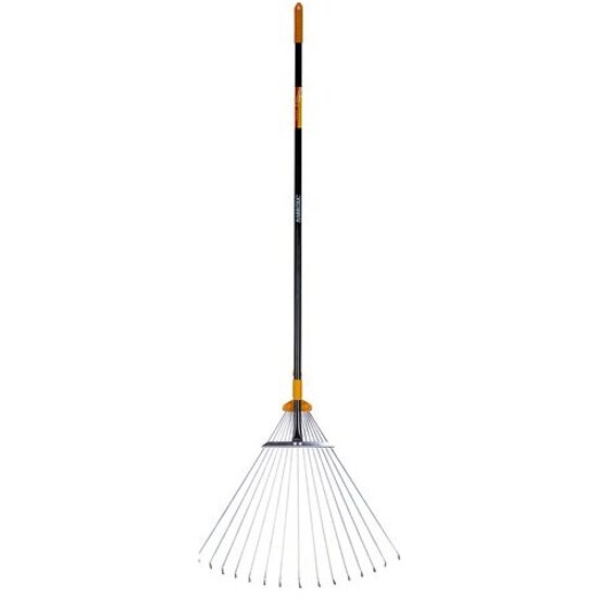 Грабли веерные Rabbitex (раббитекс) "LONG HANDLE" 15 зубьев раздвижные, захват 20-60 см, общая длина 120-150 см, 700495