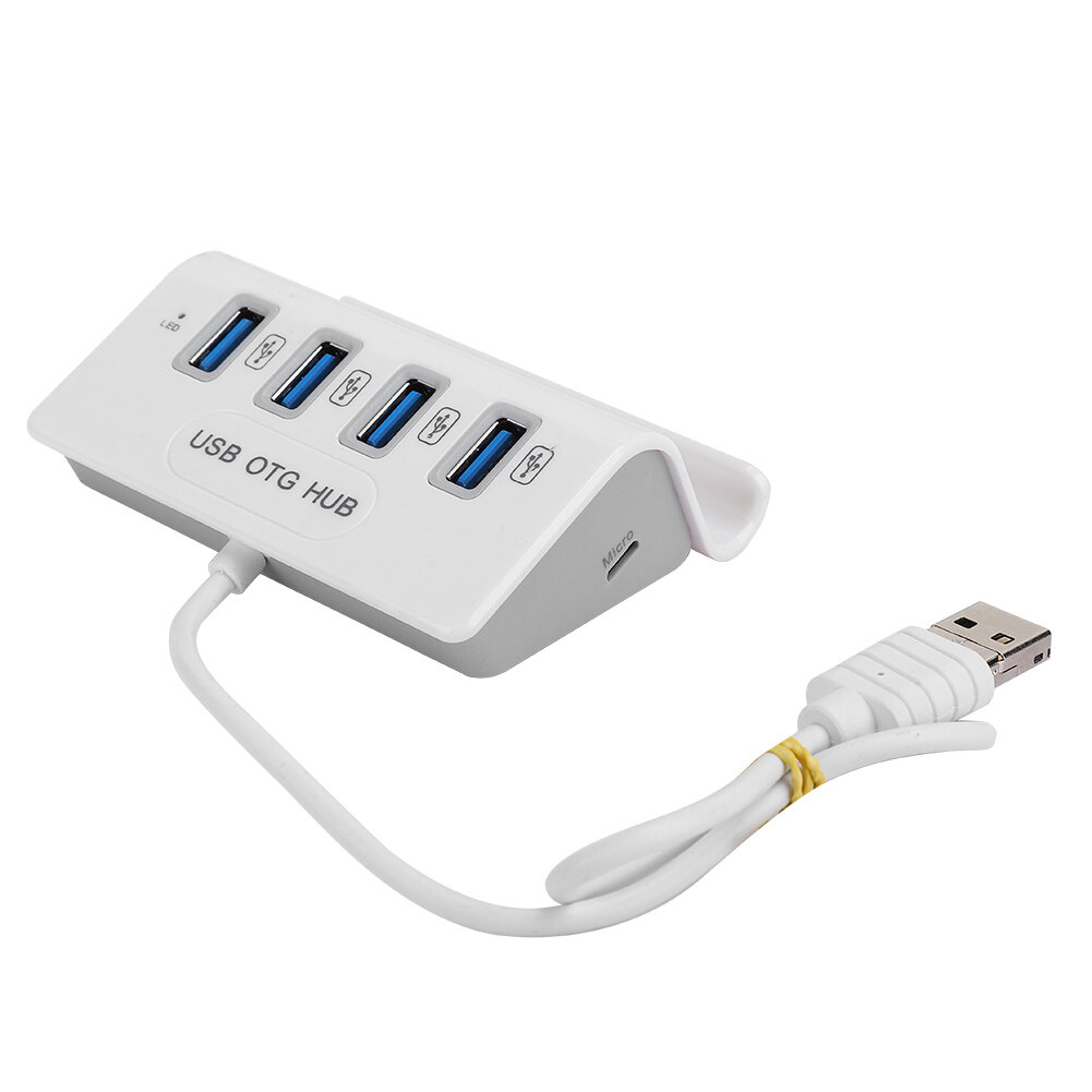 Docking Station USB2.0 Hub Desktop USB C Micro 4 In-1 Type Notebook Accessory — фото 1