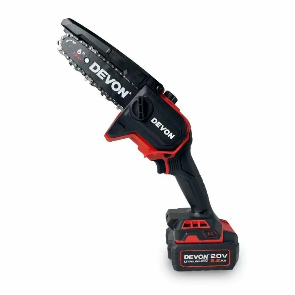 Бесщеточная литиевая бензопила DEVON 20 В, цепь 4559 2pcs (только цепь) Без станка, без аккумулятора, без зарядного устройства