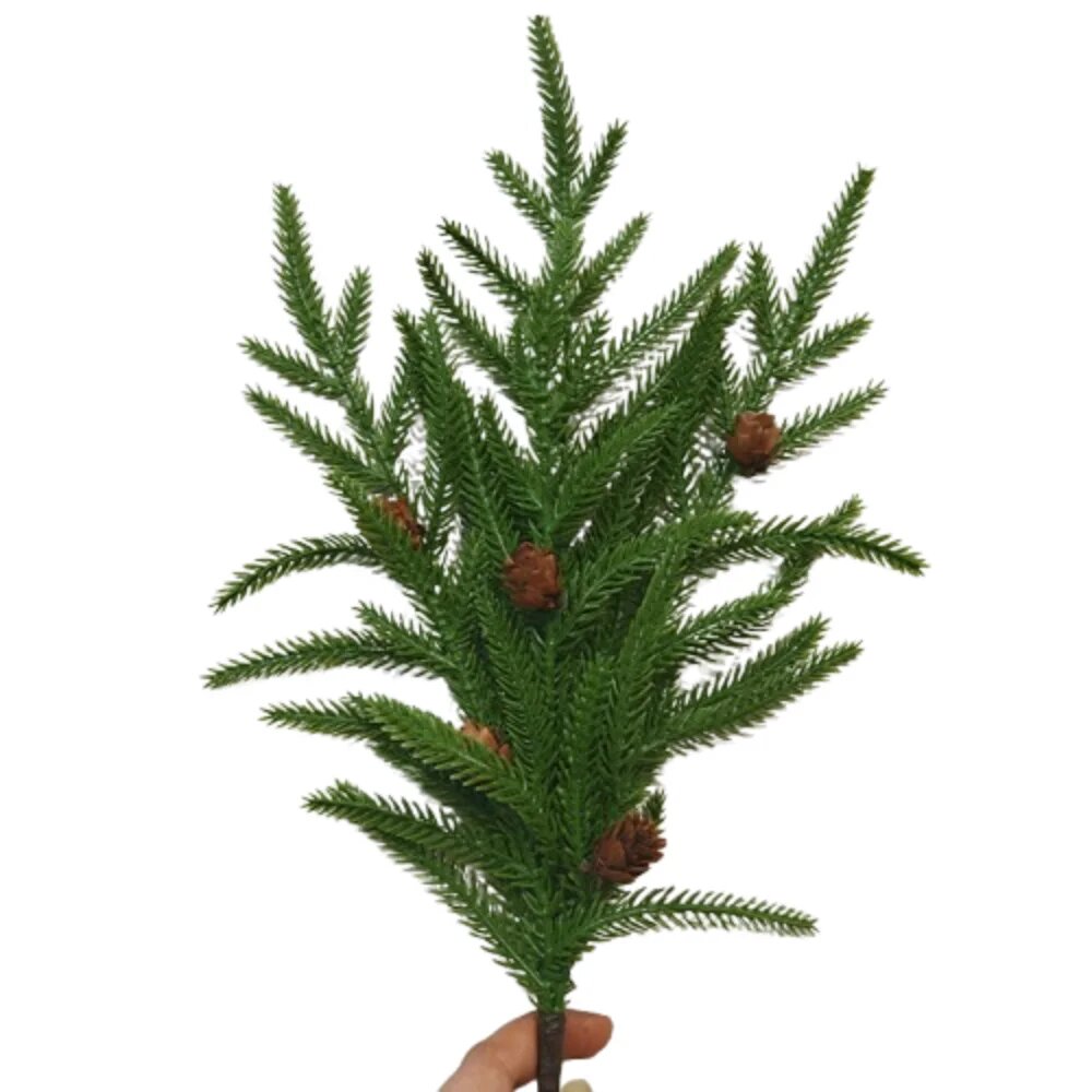 Искусственные сосновые ветки Norfolk, зеленые, пластик
