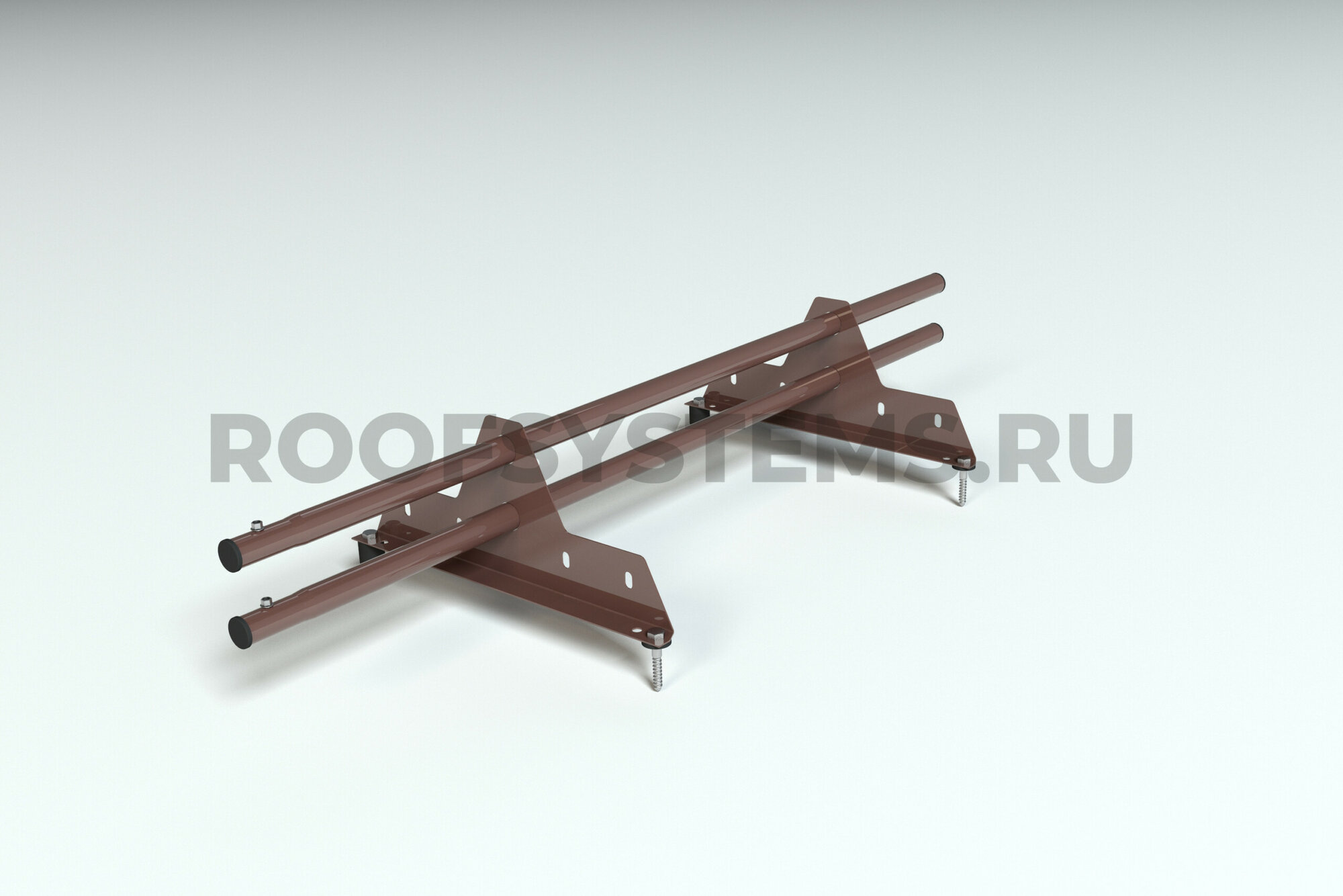 Снегозадержатель ROOFSYSTEMS ECONOM, сталь х/к, RAL 8017, 1 м