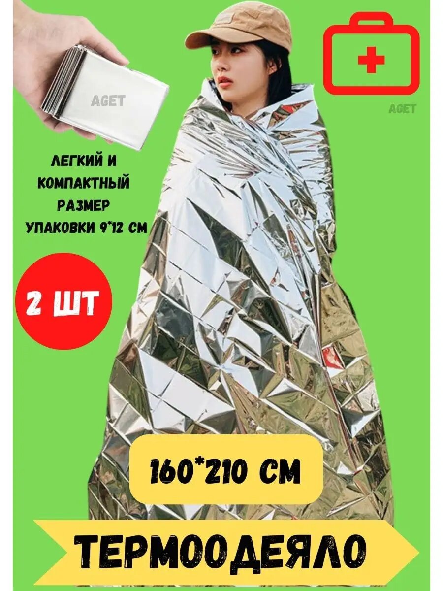 Термоодеяло спасательное туристическое