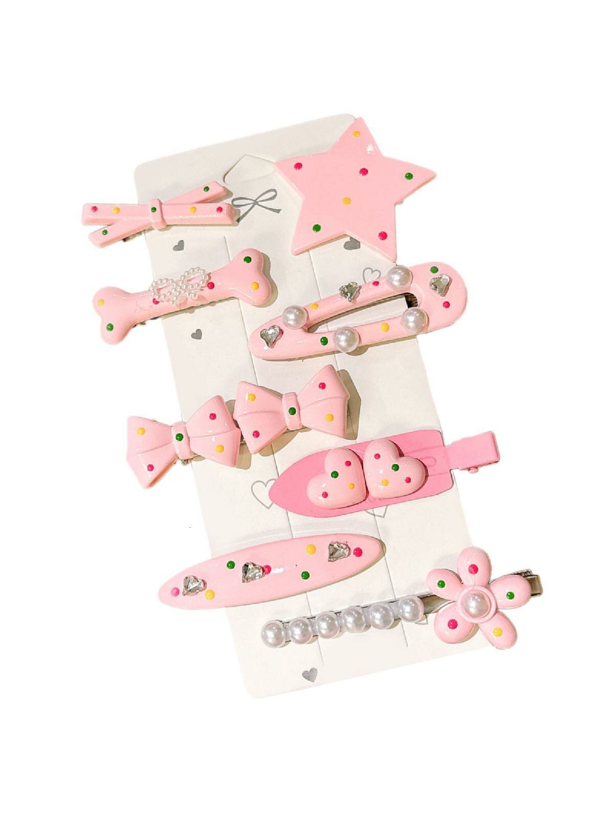 8шт Креативная заколка для волос в форме звезды, Нескользящие заколки, набор для женщин и девочек, современная заколка для волос, аксессуары для прически.