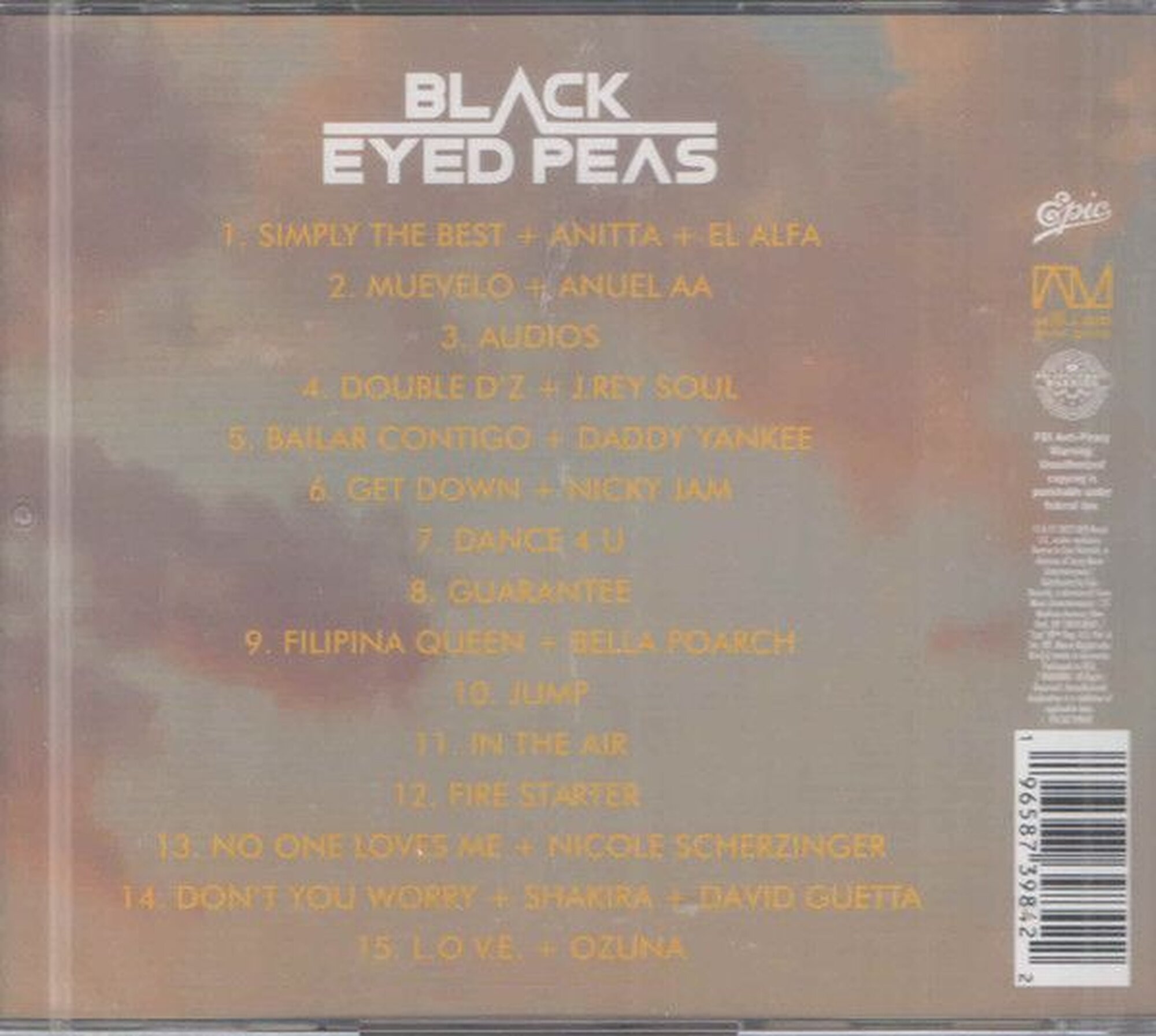 Audio CD Black Eyed Peas Elevation, музыкальный диск, зарубежная поп-музыка, 2022, 1шт — фото 1