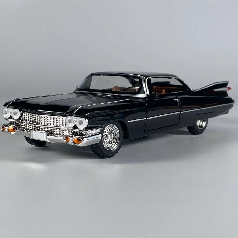 Машинка металлическая инерционная Масштаб 1:24 Eldorado Biarritz 1959 Series 62 Детская игрушка модель С звуком и светом