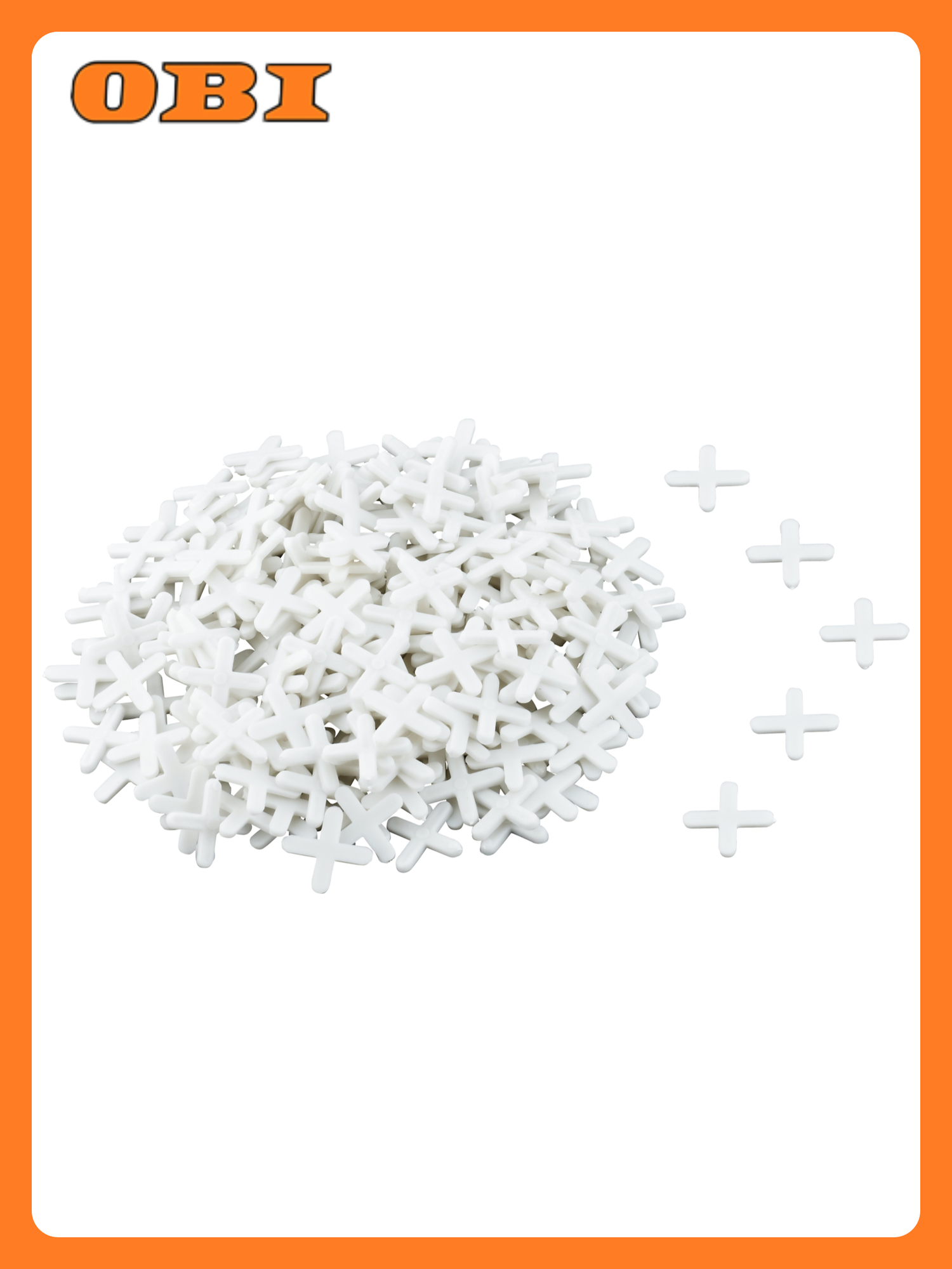 Крестики LUX-TOOLS, для плитки, пластик, ширина шва 4 мм, 250 штук