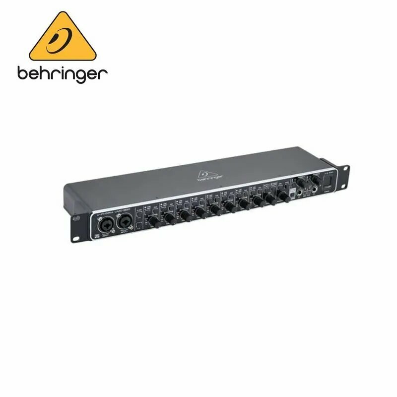 Behringer UMC1820 USB Аудиоинтерфейс Audiophile 18x20 24-бит/96 кГц USB-аудио/MIDI-интерфейс с микрофонными предусилителями Midas