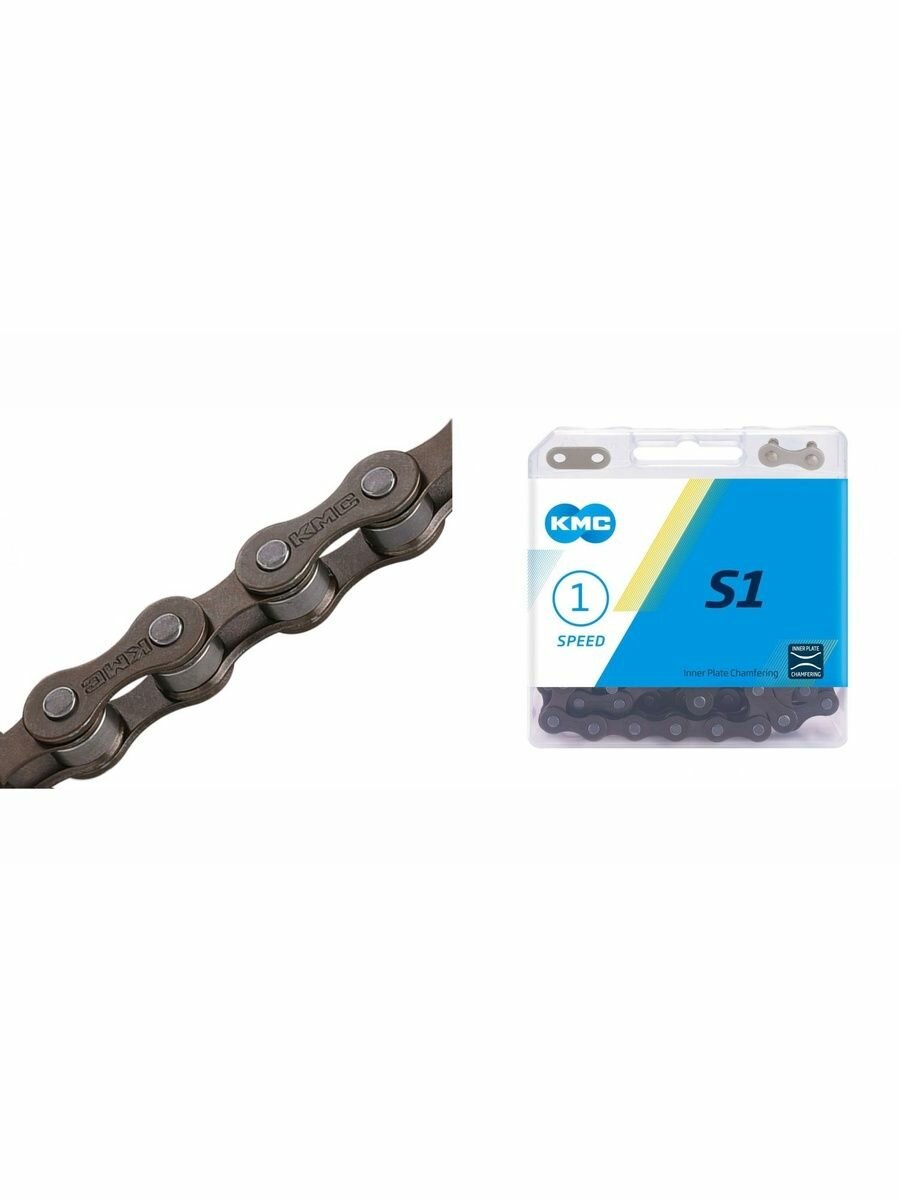 Цепь 1/2"х1/8" 112 звеньев S1 KMC, в инд. упаковке