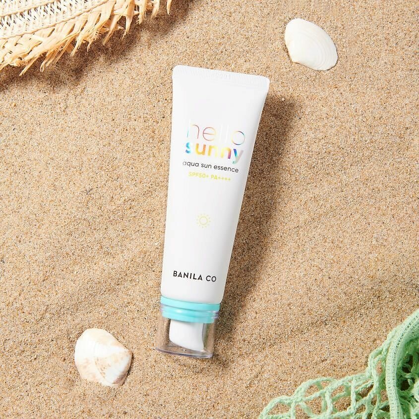 BANILA CO Эссенция для тела солнцезащитная Hello Sunny SPF50+ PA++++ Aqua Sun Essence, 50 мл