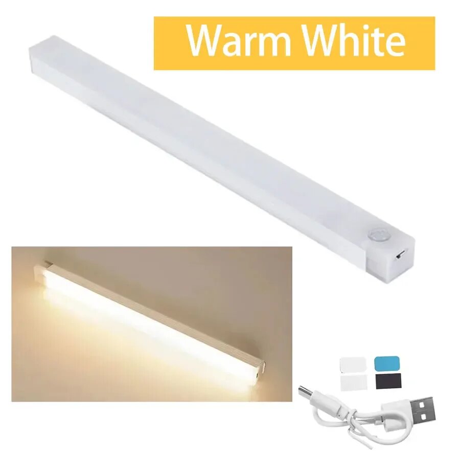 Светодиодная LED лампа для шкафа 30см, Warm White