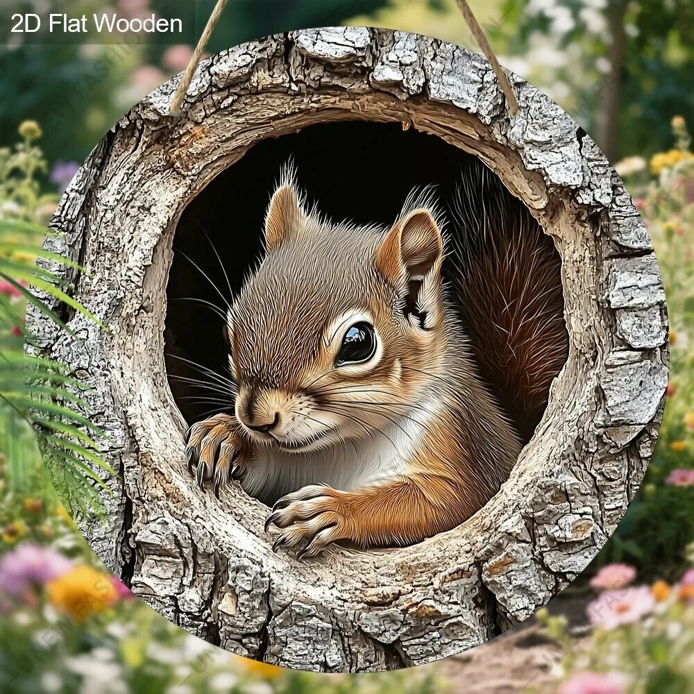 Деревянные декоративные таблички, подвесные украшения на стены и двери, украшения из серии "животные", Узор представляет собой слона на фоне заходящего солнца, Плоские 2D-изделия