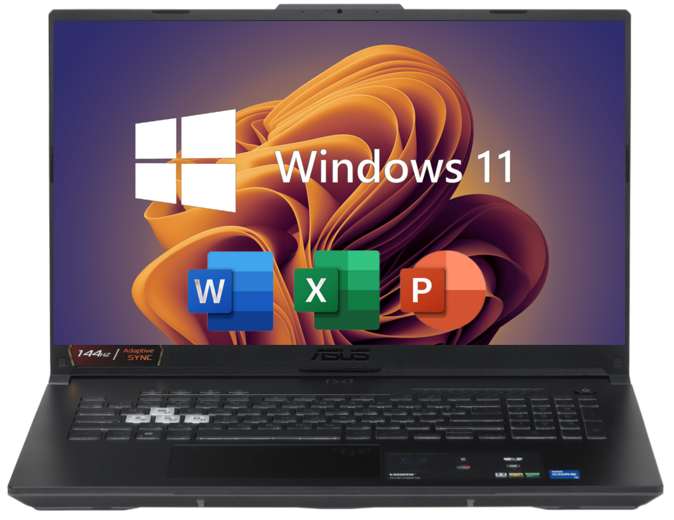 17.3" Игровой ноутбук Asus TUF Gaming 17, Intel Core 5 210H (4.8 Ггц), RAM 16 ГБ, SSD 1ТБ, NVIDIA GeForce RTX 3050 (6 Гб), Windows 11 Pro + Office 2021 Pro Plus, Русская раскладка