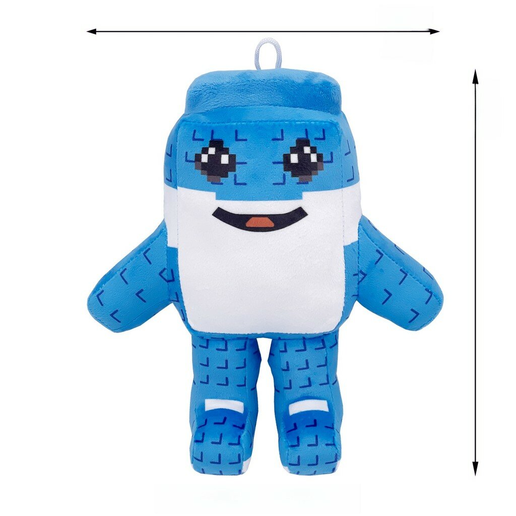 Фигурка тянуть мозг рот мягкая короткий ворс для фанатов и коллекционеров голубой