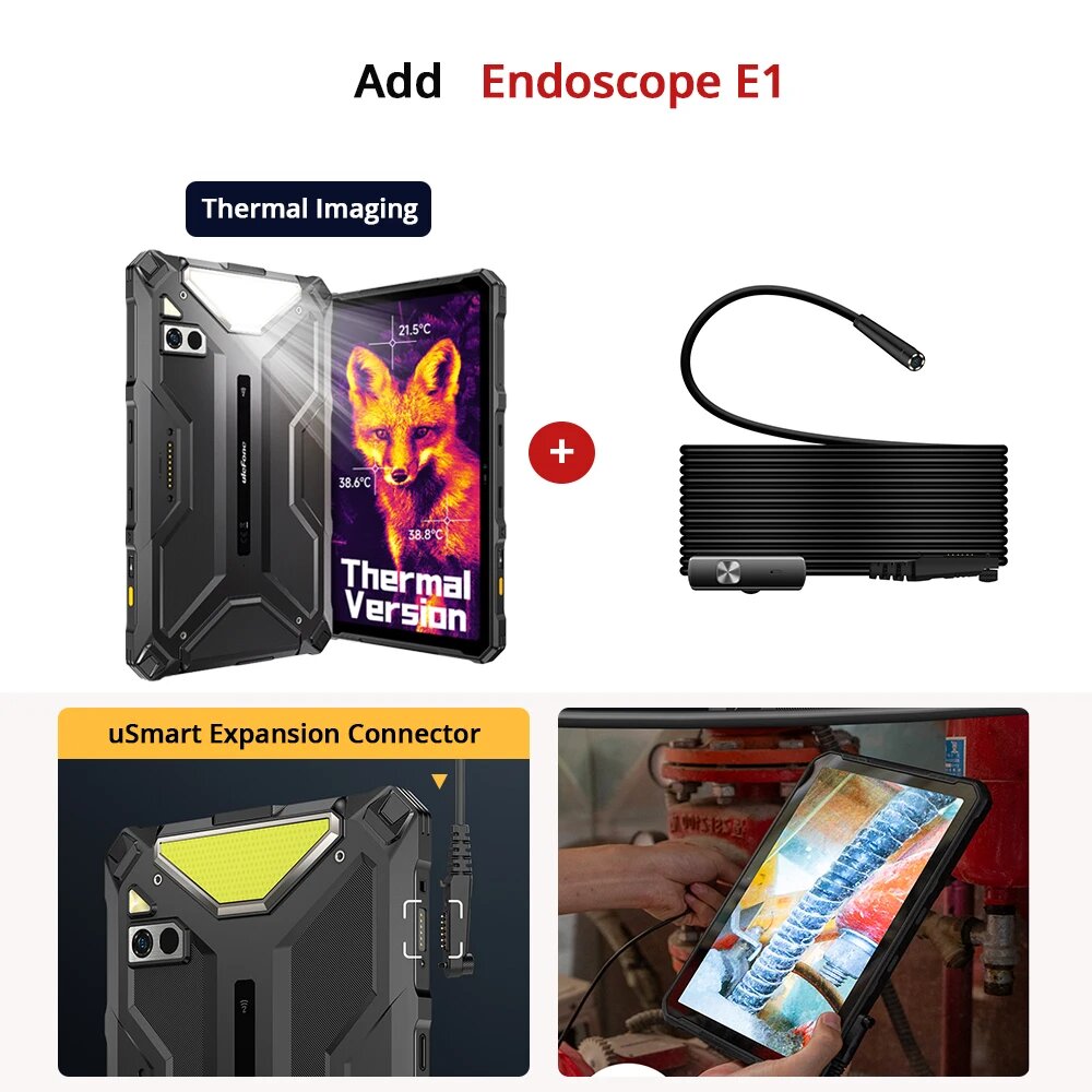 Планшет Ulefone Armor Pad 4 Ultra, 10.36", 8/256ГБ, Wi-Fi+5G, Android