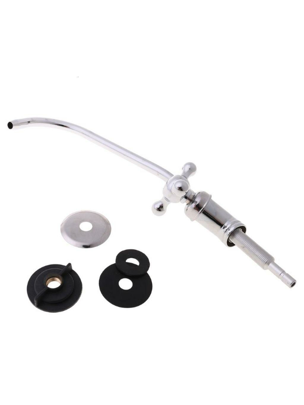 Смеситель из цинкового сплава, 1/4 дюйма, для обратного осмоса, Хром