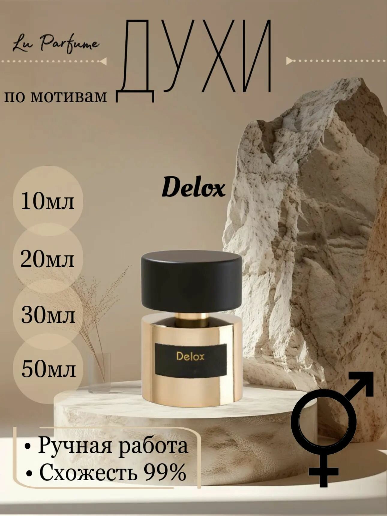 Духи ручной работы по мотивам 'Delox', для мужчин и женщин Lu Parfume
