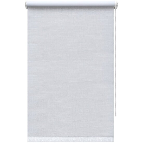 Рулонная штора Decofest Блэкаут Каролина белый 160x175