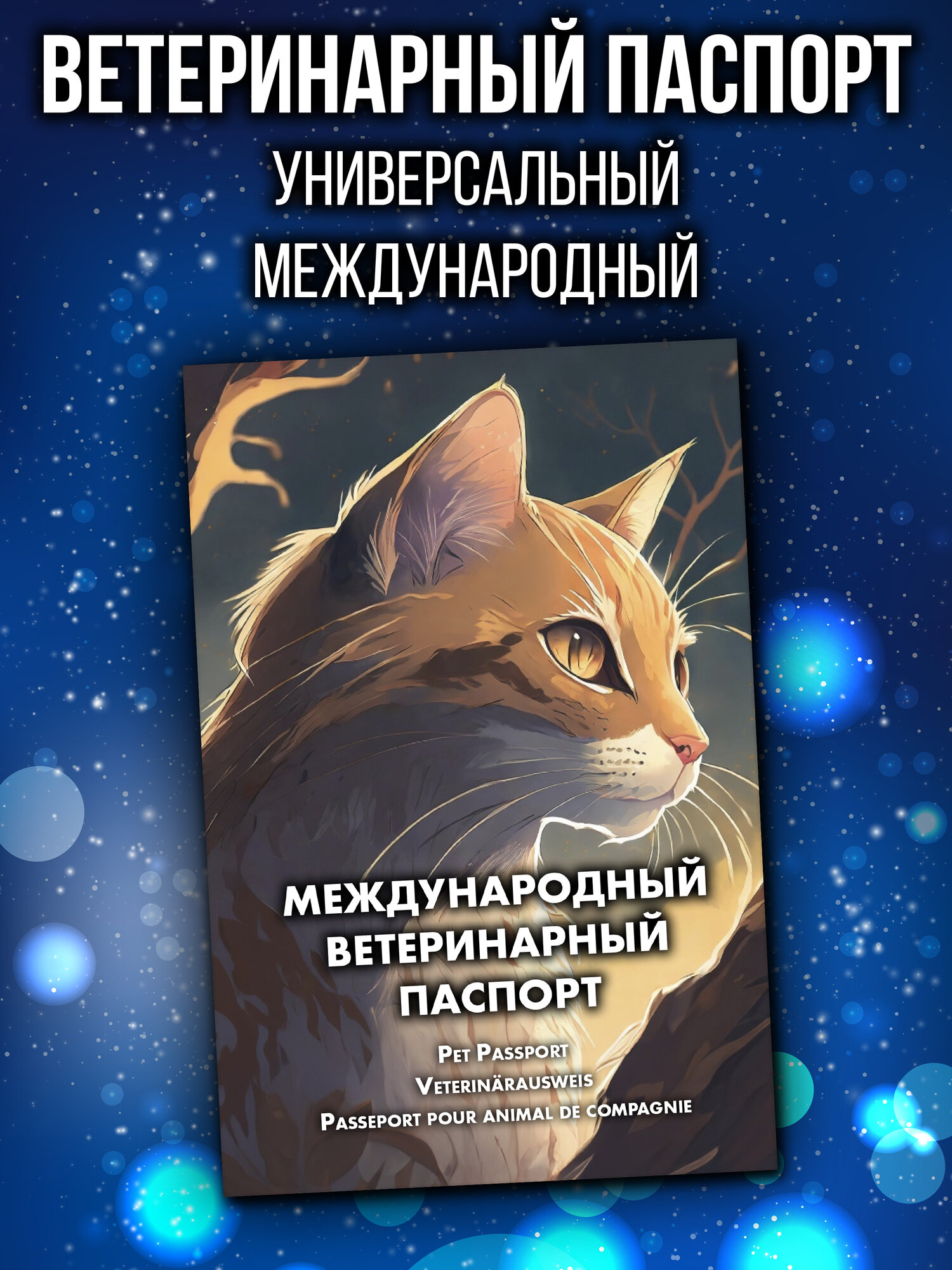 Ветеринарный паспорт для кошек международный