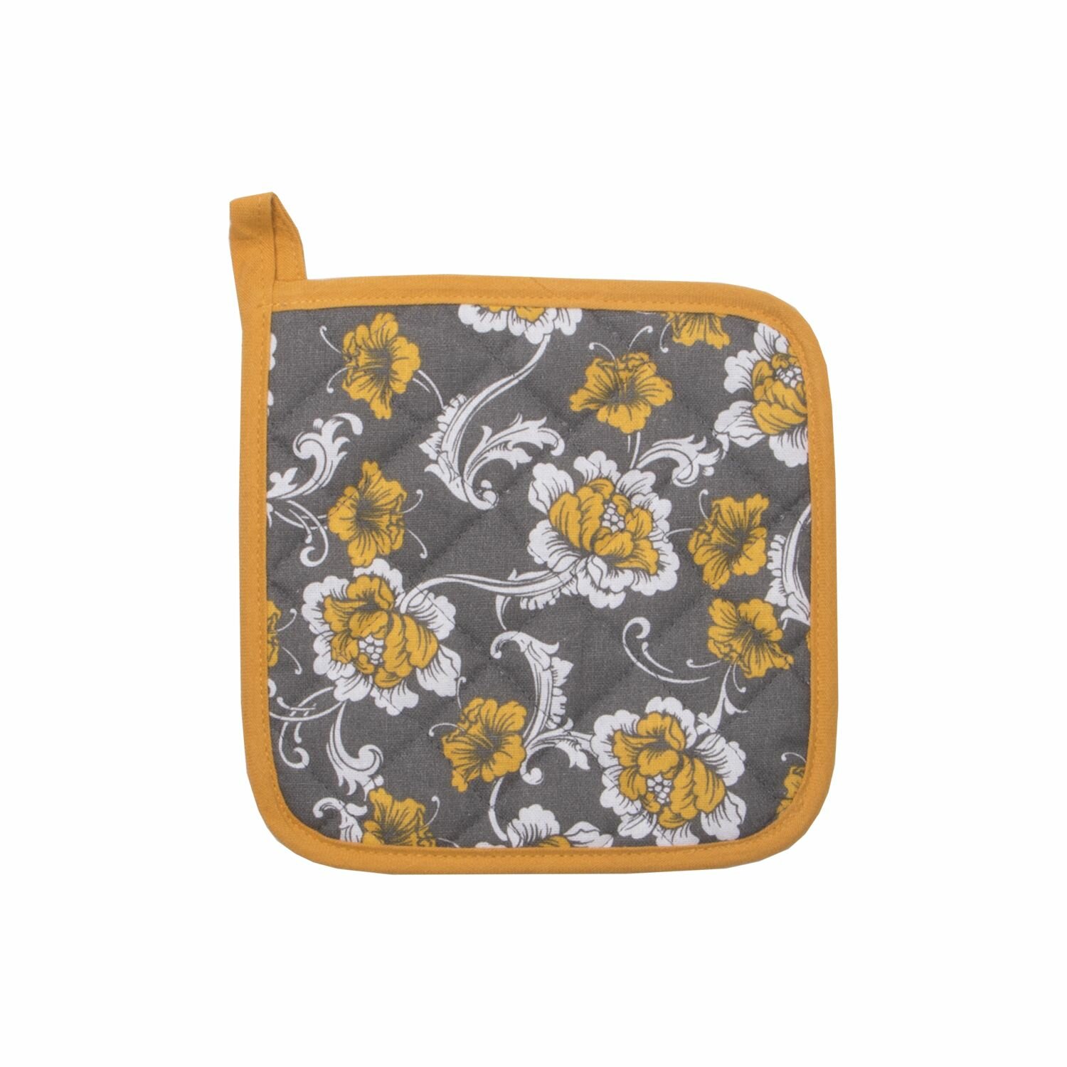 Прихватка "Yellow flowers" Borghouse, размером 20х20 см