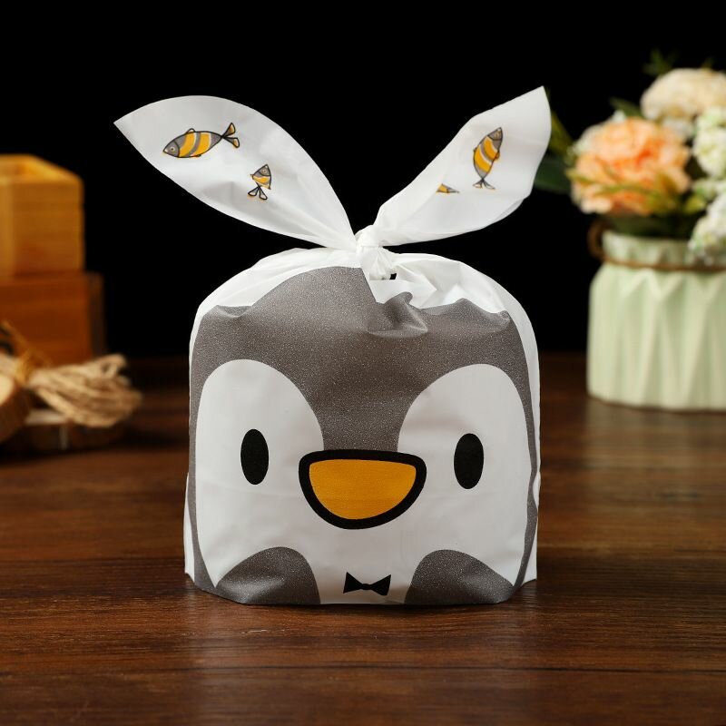 Подарочные пакеты с ушками-завязками 50 шт, пакетики в детский сад, садик, подарочная упаковка