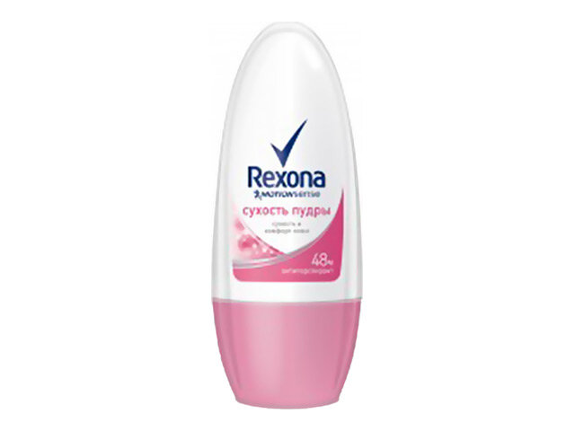 REXONA дезодорант женский Сухость пудры ролик 50 мл для ежедневной гигиены дома