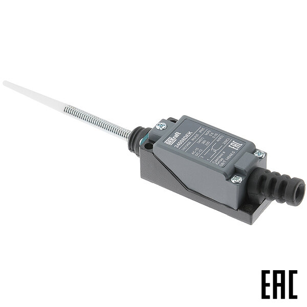 Концевой выключатель КВ-303-166 34008DEK 380В 5А + IP65 пружинный стержень DEKraft