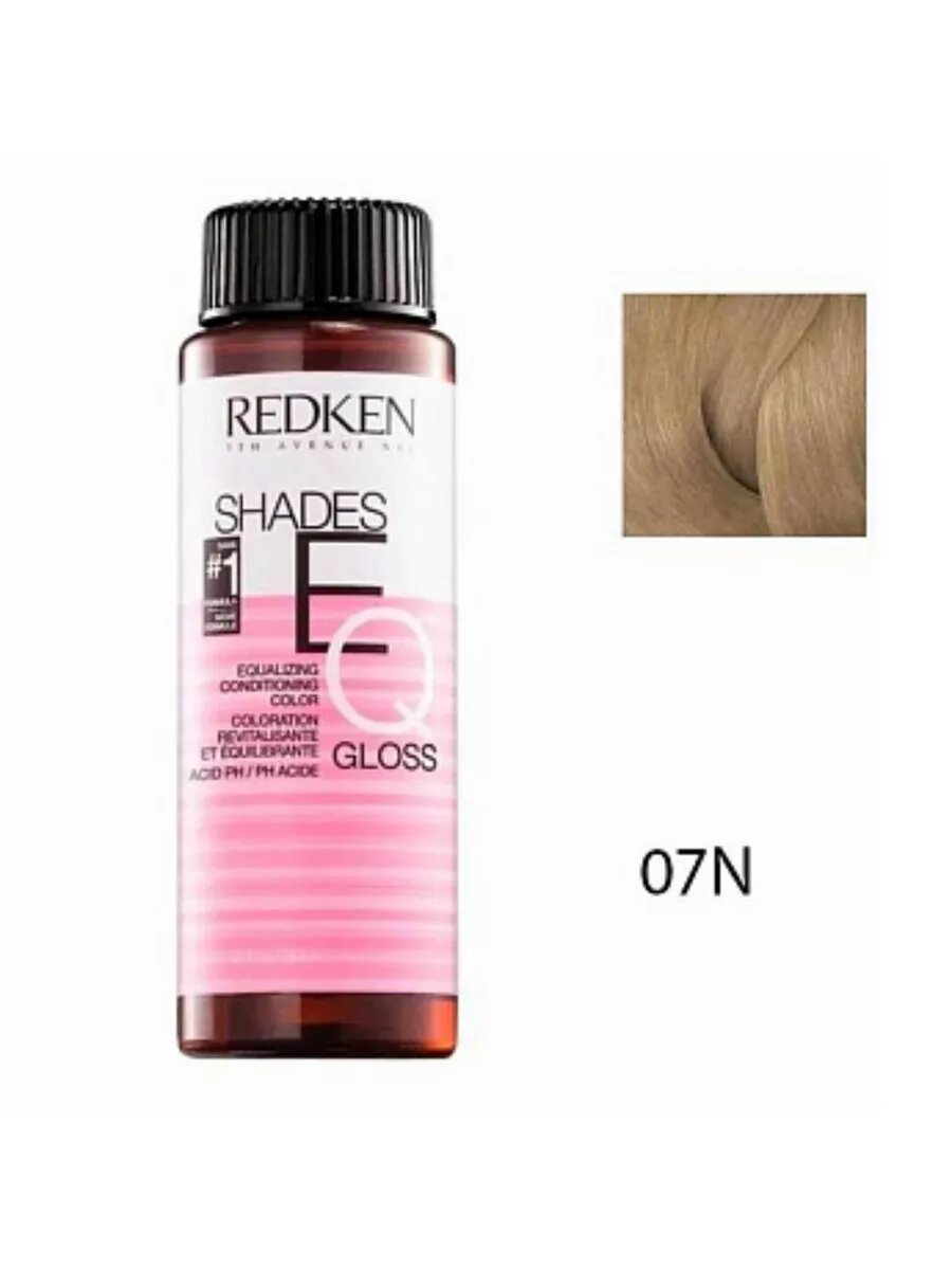 Redken Shades Eq Gloss 07N - Краска-блеск тонирующая 60 мл