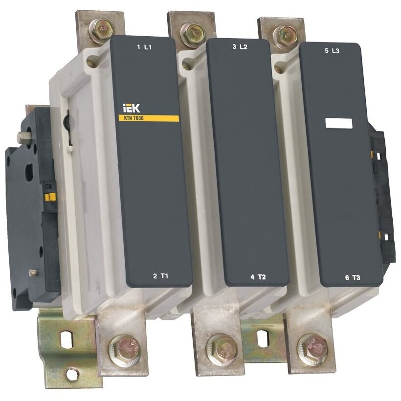 Контактор КТИ-7630 630А катушка управления 400В/АС3 IEK KKT70-630-400-10