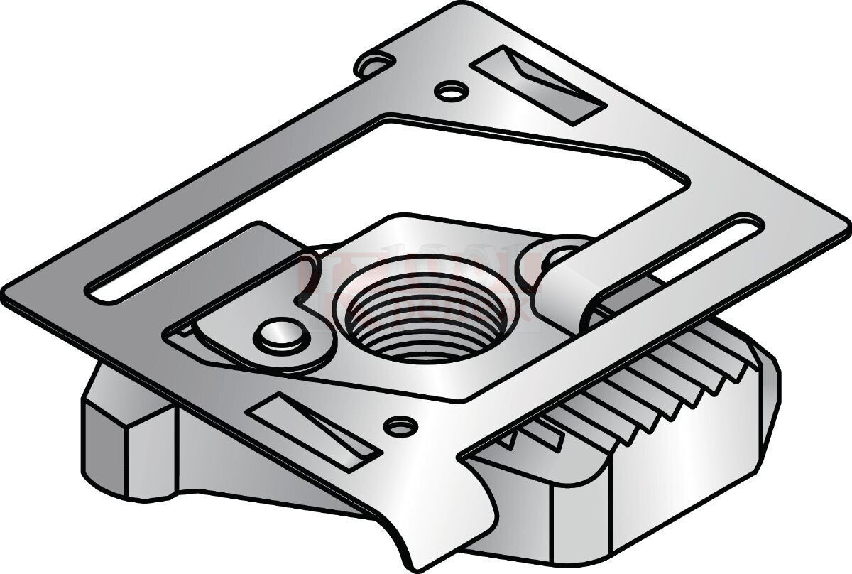 Монтажная гайка Hilti 2171503, оцинкованная сталь, резьба М10, 20 штук
