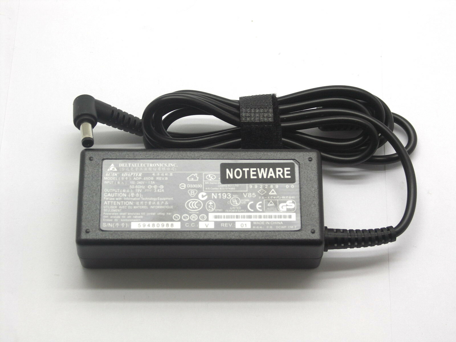 Блок питания для Asus 19V/3,42A 65W, разъем 5.5x2.5, с кабелем в розетку, ADP-AS-24