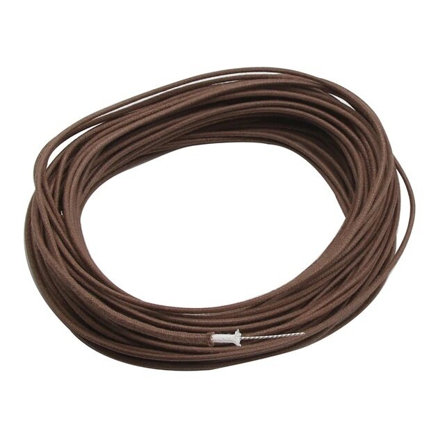 Винтажный провод распайки, коричневая тканевая изоляция, PARTSLAND, 100 см