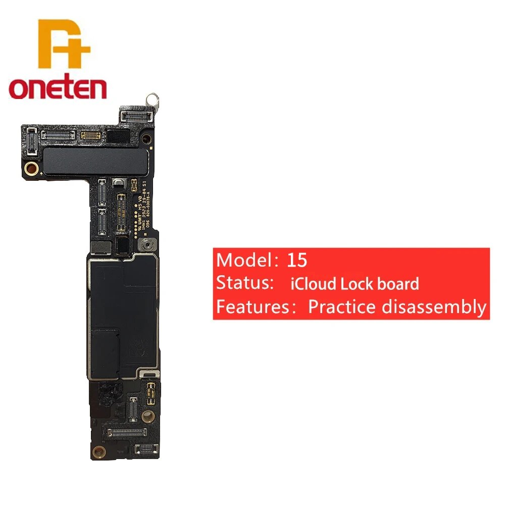 Блокированная материнская плата для iPhone 12 13 14 15 Pro Max oneten 15 Locked Board US