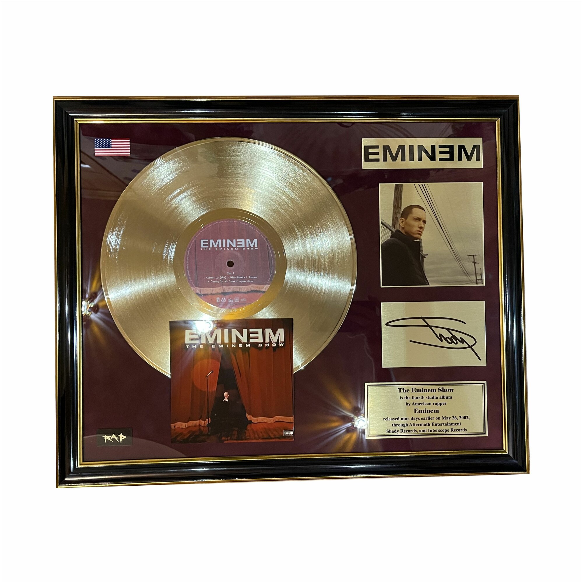 Eminem Золотая виниловая пластинка
