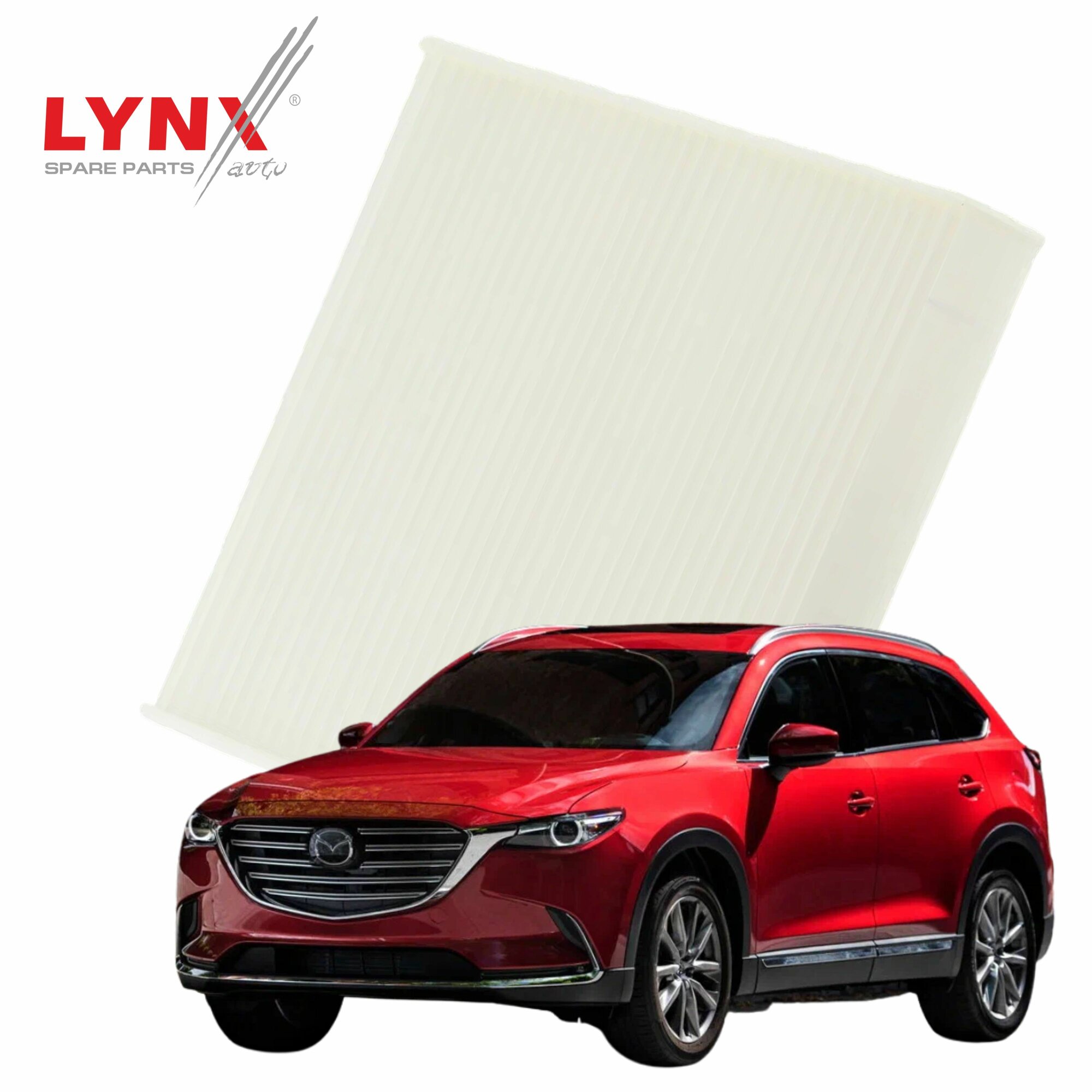 Фильтр салонный Mazda CX-9 (2) TC / Мазда СХ-92015 2016 2017 2018 2019 2020 2021 2022 / 1шт LYNXauto