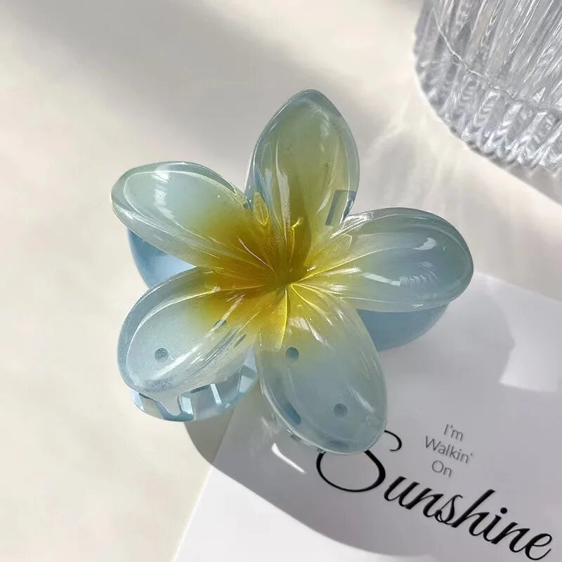 Заколки для волос «Цветок» Синий, blue