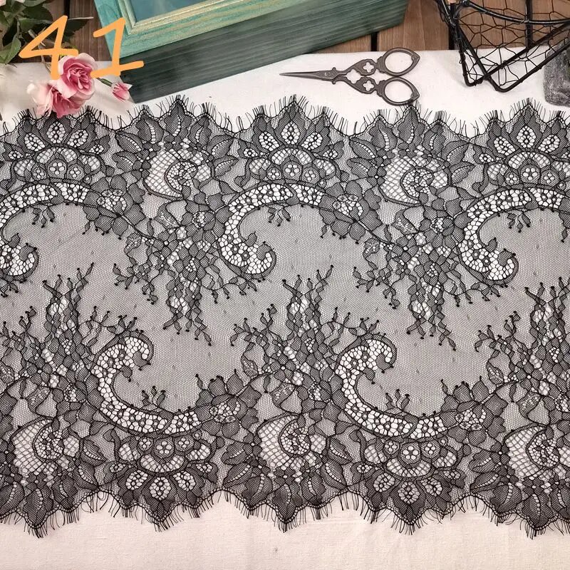 Французское кружево Шантильи 33см Серый, 41