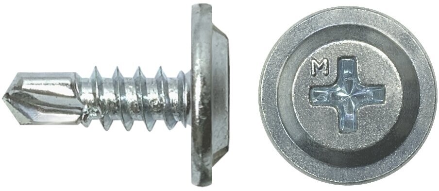 Саморезы клопы 13x4,2 мм с буром усиленные Hard-Fix (1500 шт.)