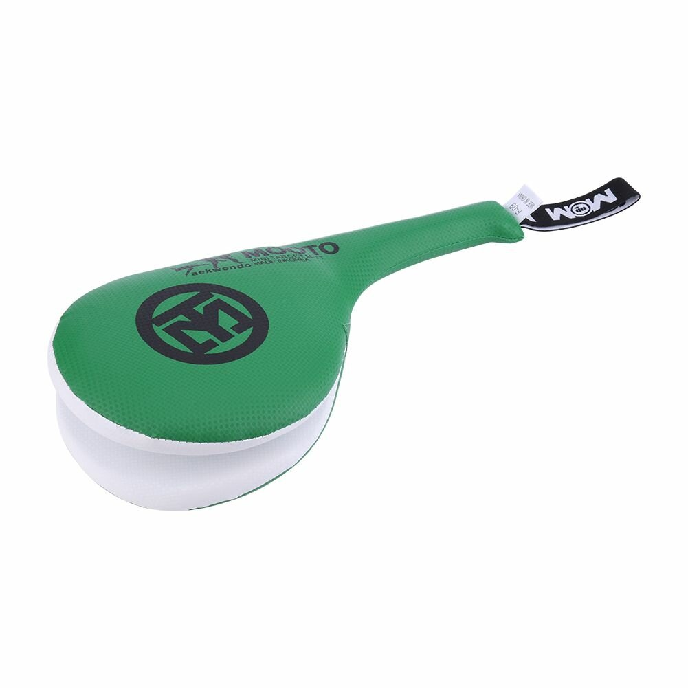 Детская подушка для тхэквондо, ПУ, с отскоком, цель для двойного удара, зеленая