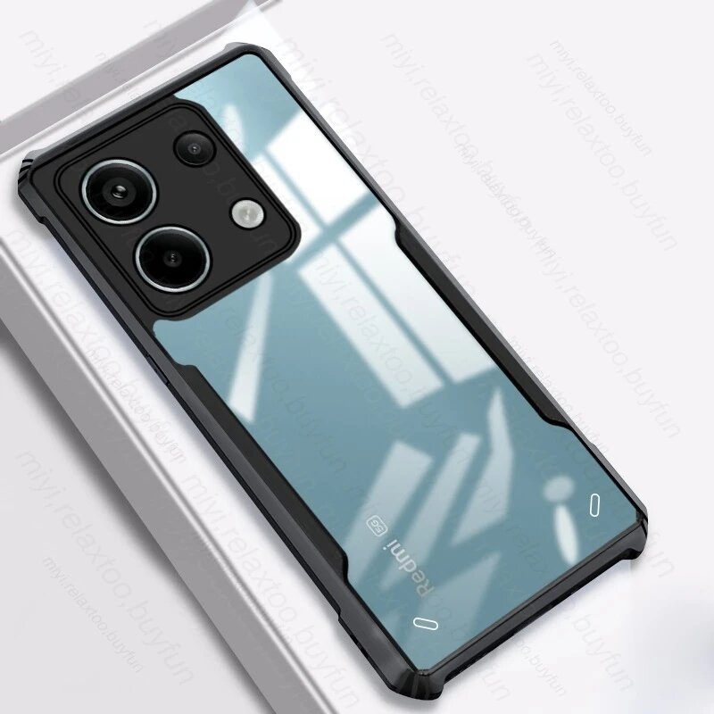 Для Redmi Note 13 Pro 5G Чехол Сверхмощный прозрачный акриловый чехол Redmi Note 13 4G Not 13 Pro+ Pro Plus 5G Armor Противоударный чехол Redmy Note 13 4G